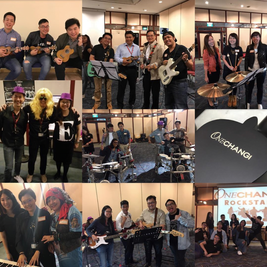 Corporate Team Building, Team Bonding Activities in Singapore | Team Music